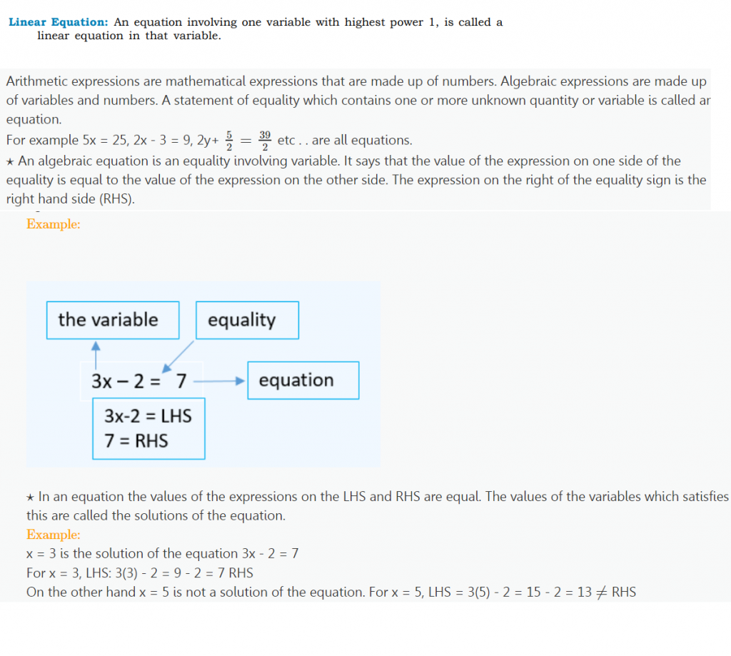 8 1 Linear Equations Definition MicroMerits Online Classes 