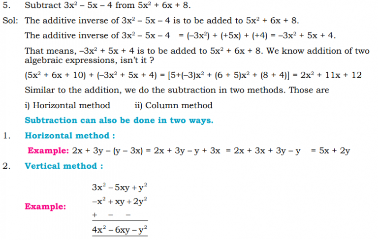 9.2 Addition and Subtraction Expressions – MicroMerits Online classes ...