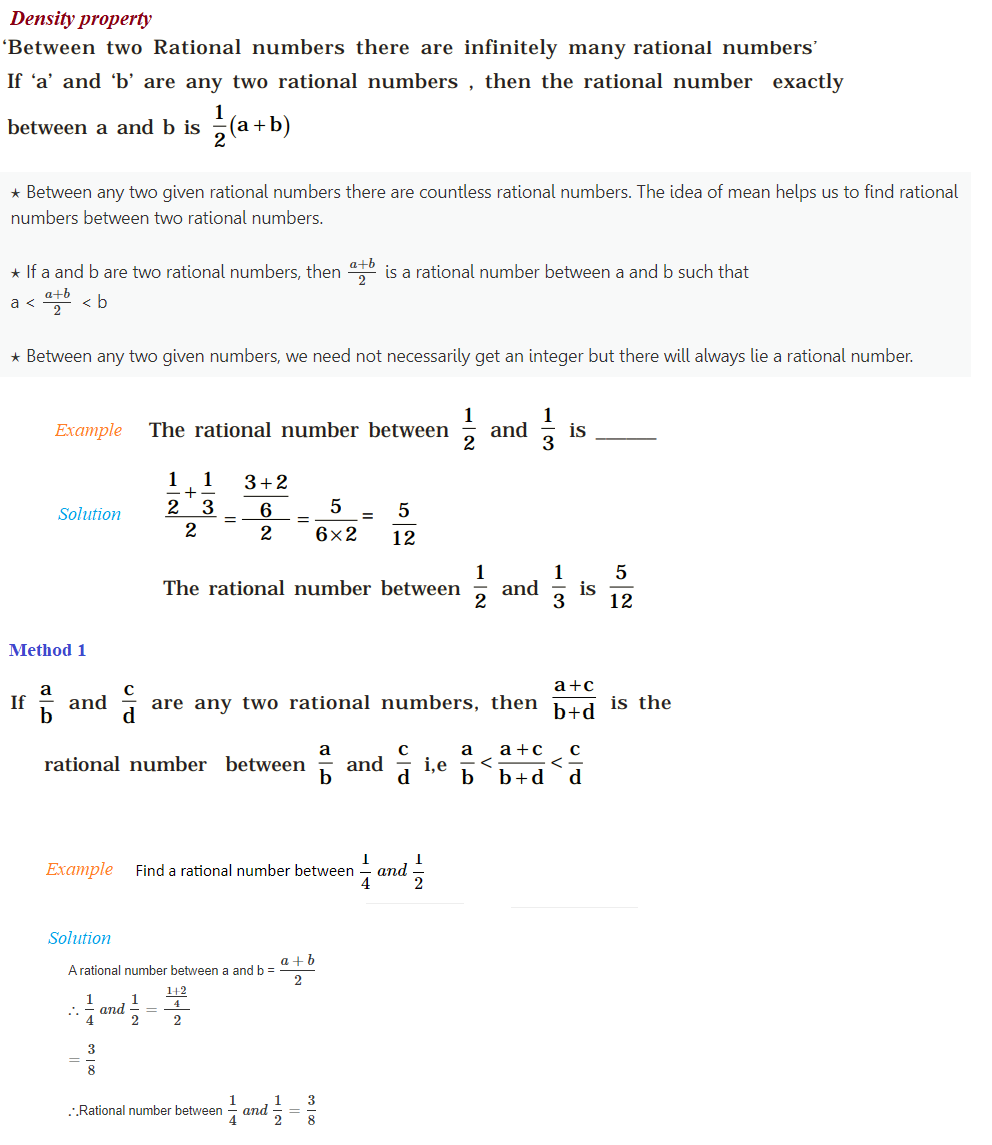 2.3 Properties of Rational numbers – MicroMerits Online classes ...